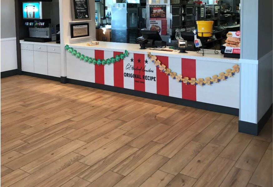 KFC, Gauged Porcelain Tile For Remodels Case Study