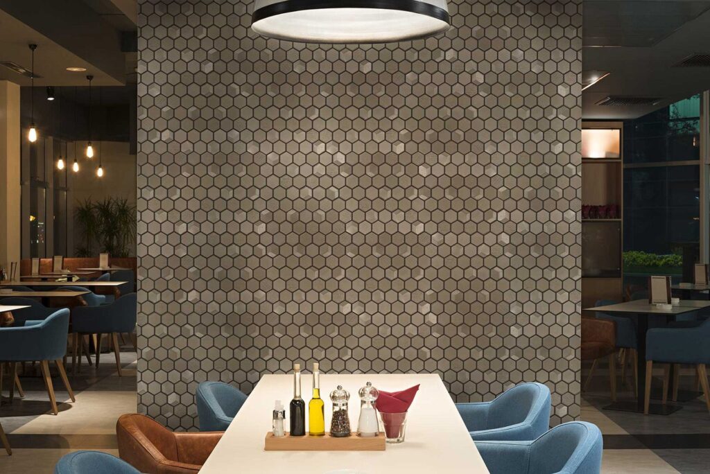 Outlast Hexagon Glass Mosaic Tile | Creative Materials
