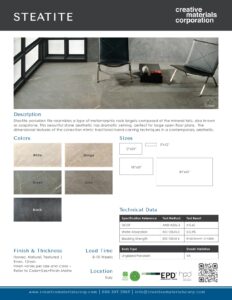 Steatite Porcelain Tile | Creative Materials Corporation