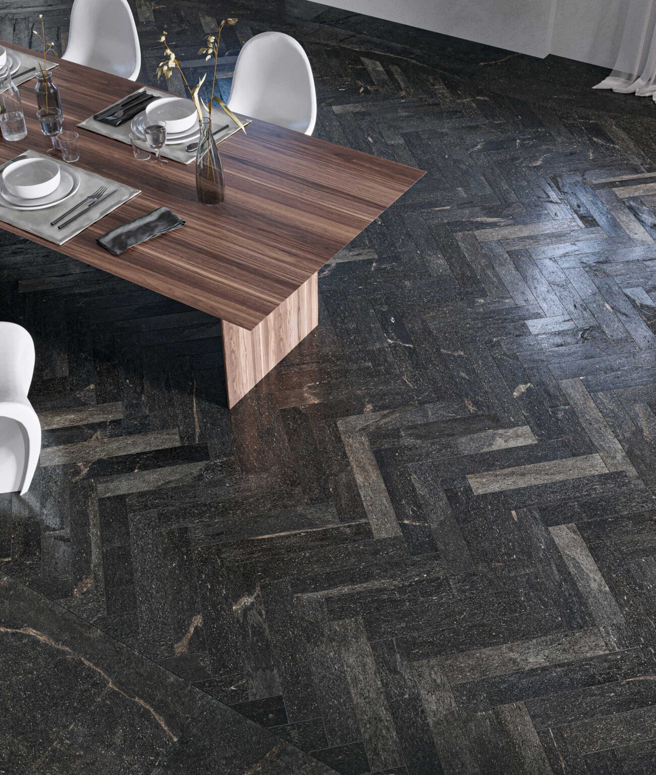 Asphalt Rock A Porcelain Tile | Creative Materials Corp