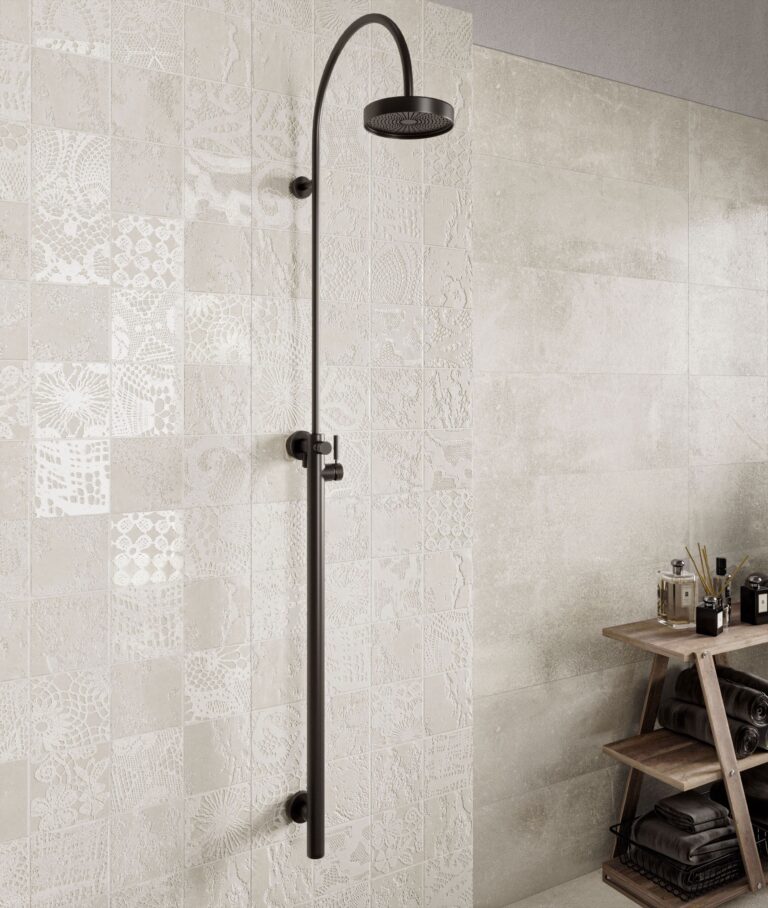 Asphalt Rock Porcelain Tile Inspired by Mediterranean Stone