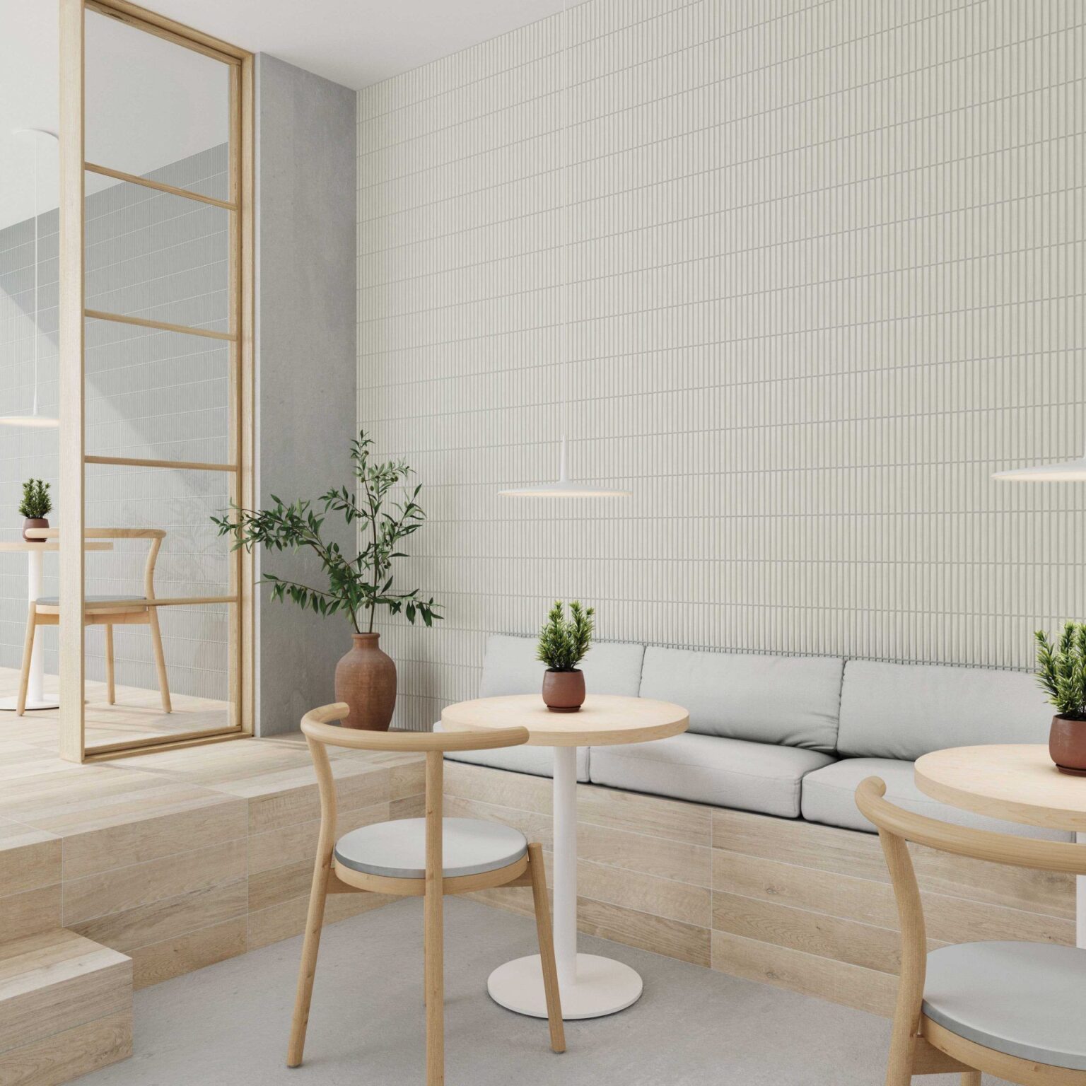 Stacked Ceramic Wall Tile | Creative Materials Corporation