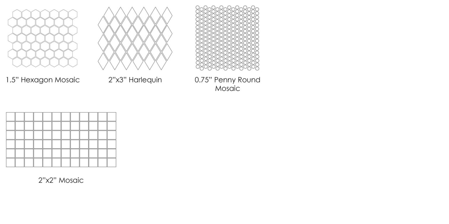 Color Scheme Glazed Mosaics | Creative Materials Corporation