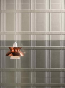 Plaid Porcelain Tile: Innovate Tailored Cloth-Like Elegance
