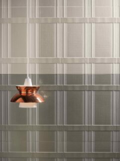Plaid Porcelain Tile: Innovate Tailored Cloth-Like Elegance