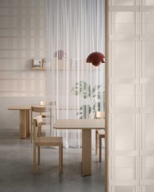 Plaid Porcelain Tile: Innovate Tailored Cloth-Like Elegance
