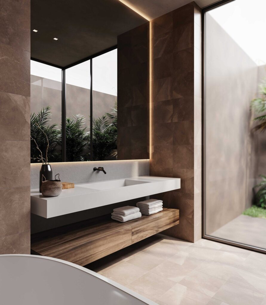 Aspen Marble Look With Understated Veining And Rich Textures