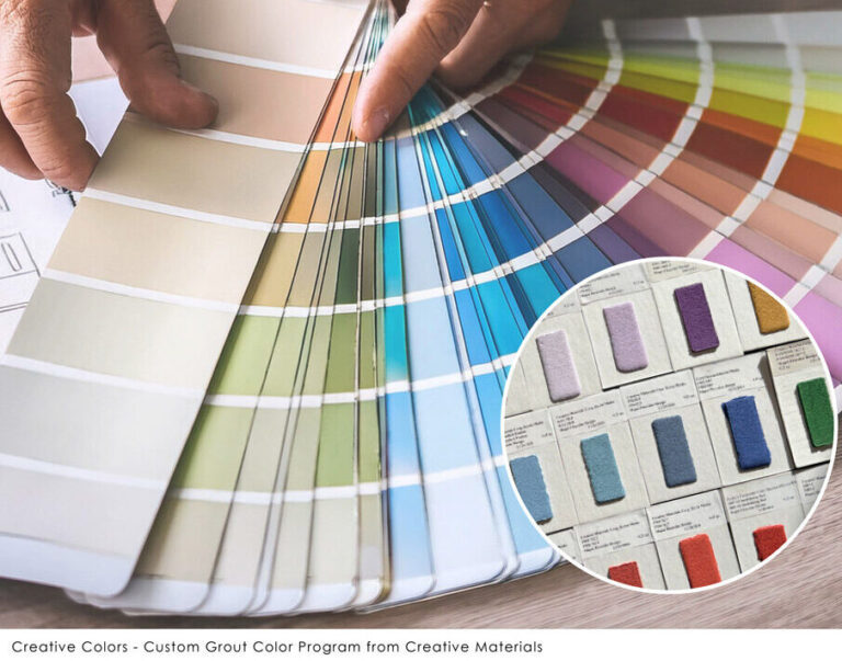 Custom Tile Murals and Colors, Fabrication & Grout Solutions