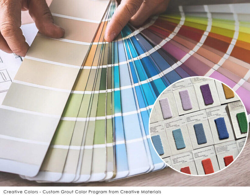 Custom Tile Murals and Colors, Fabrication & Grout Solutions