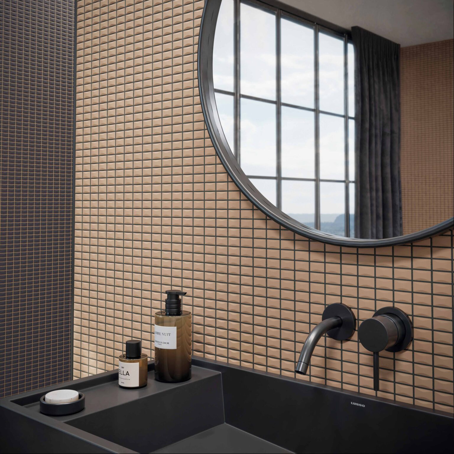 Relievo Ceramic Wall Tile | 5"x10" With Geometric Reliefs
